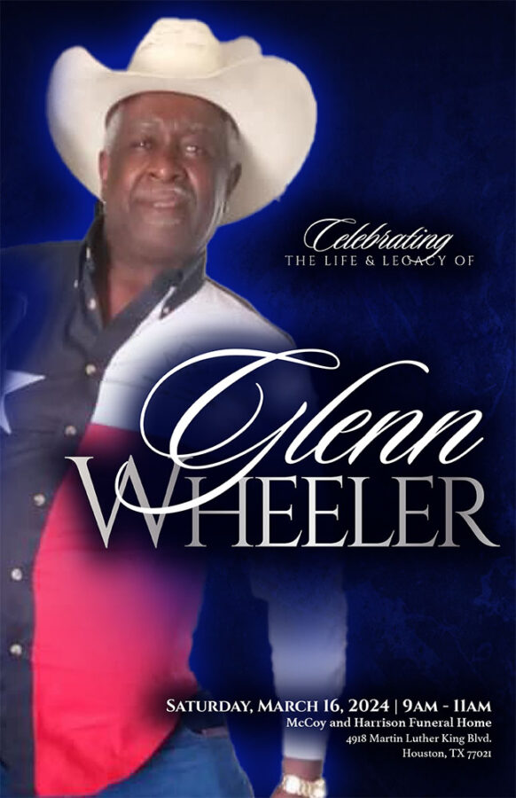 GLEN WHEELER 1951 – 2024 - McCoy & Harrison Funeral Home