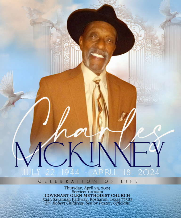 CHARLES MCKINNEY 1944 – 2024 - McCoy & Harrison Funeral Home