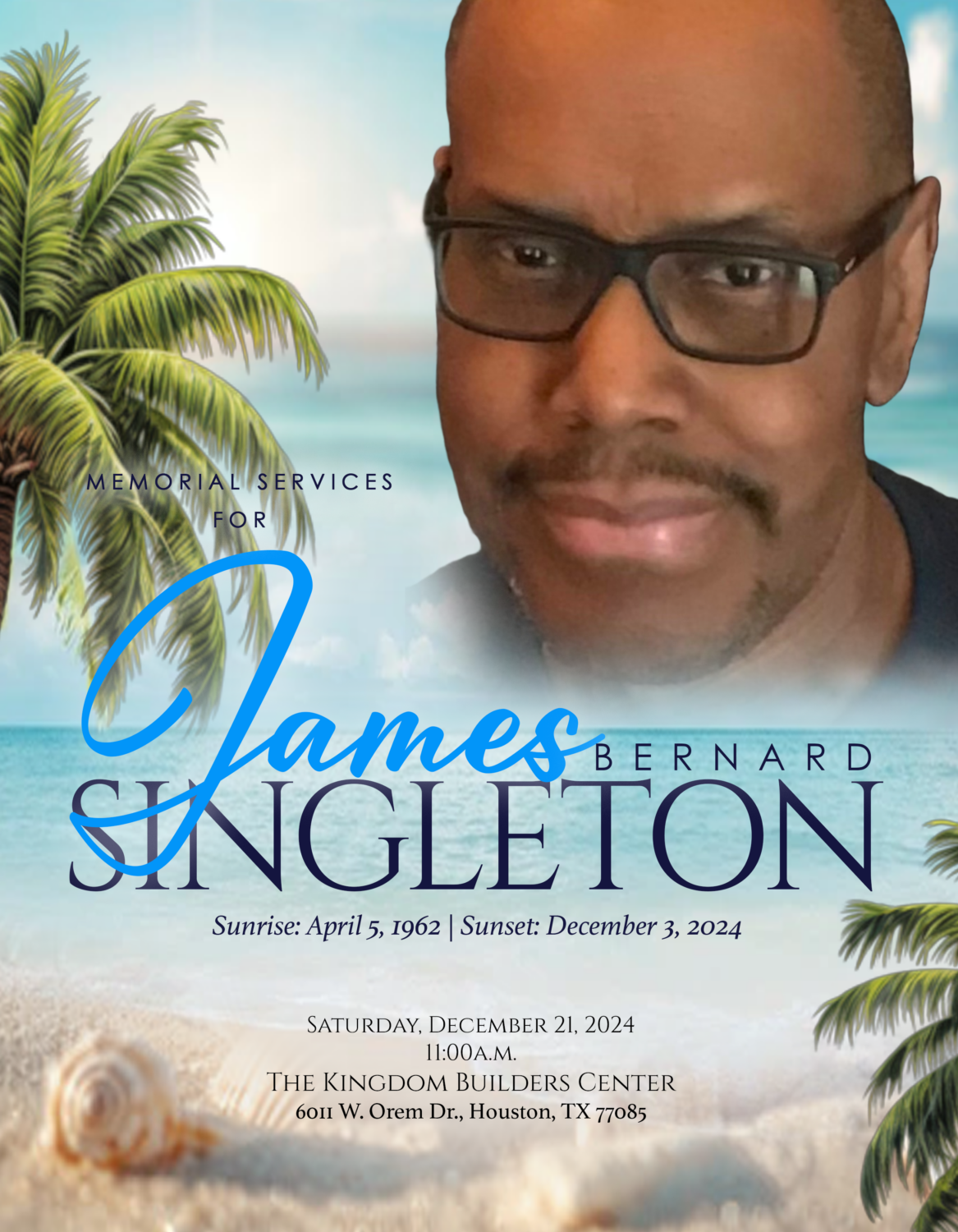 JAMES SINGLETON 1962 – 2024 - McCoy & Harrison Funeral Home JAMES SINGLETON 1962 – 2024 - McCoy & Harrison Funeral Home
