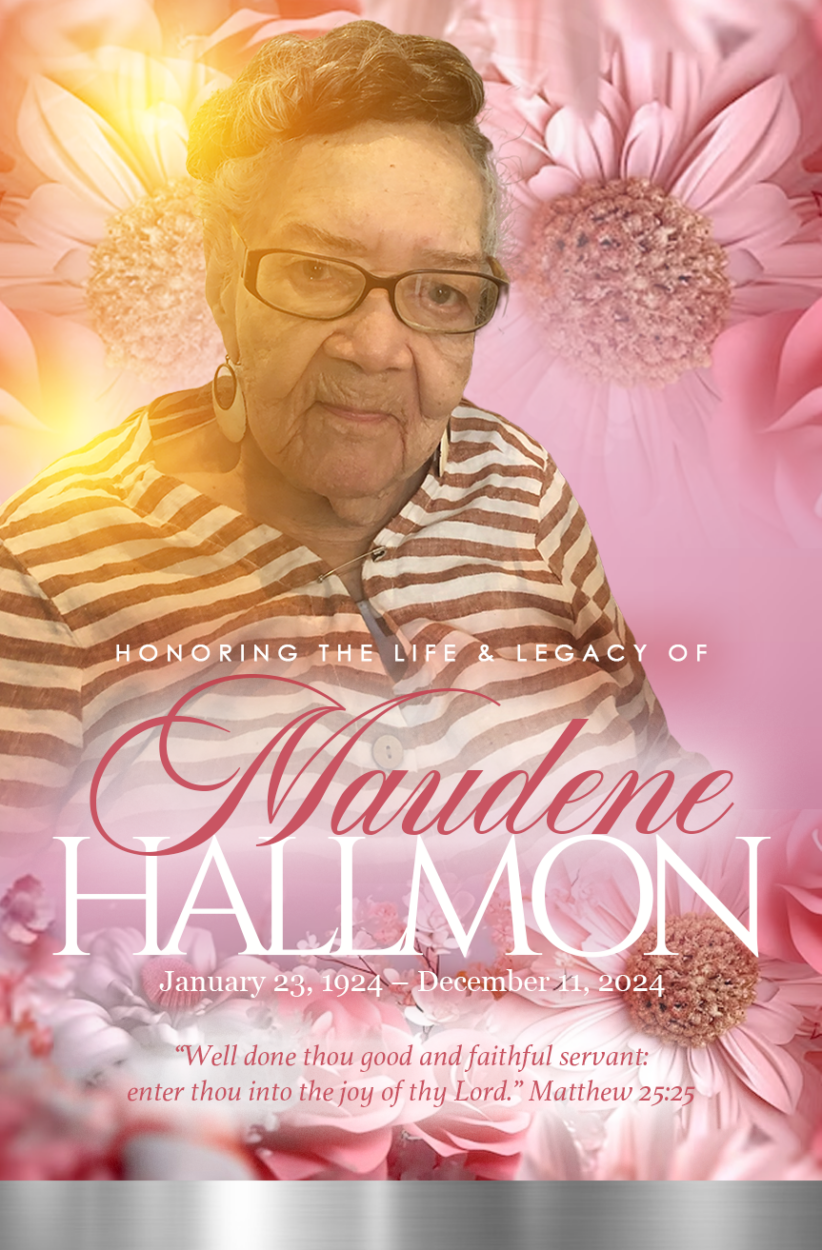 MAUDENE HALLMON 1924 – 2024 - McCoy & Harrison Funeral Home