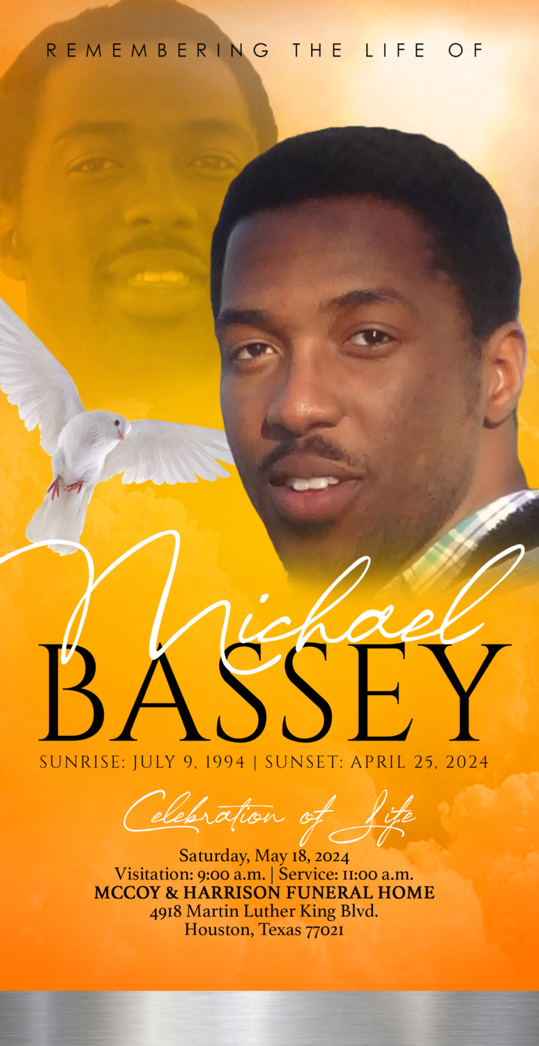 MICHAEL BASSEY 1994 – 2024 - McCoy & Harrison Funeral Home