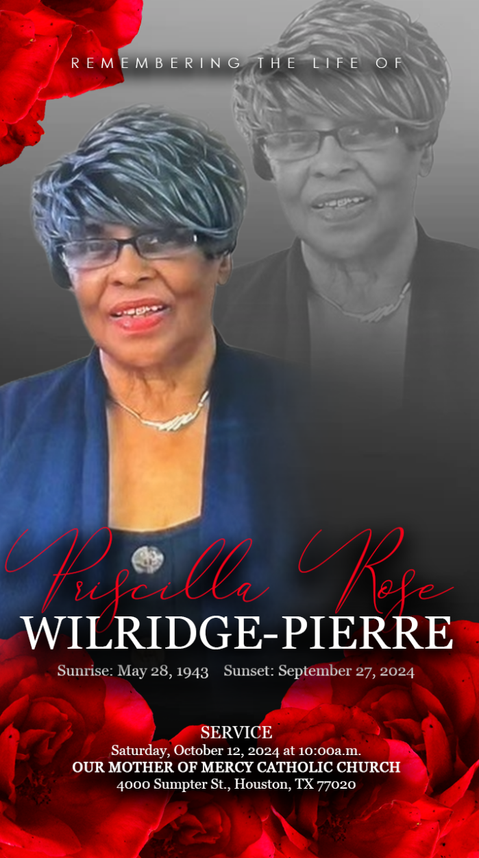 Priscilla Wilridge - McCoy & Harrison Funeral Home