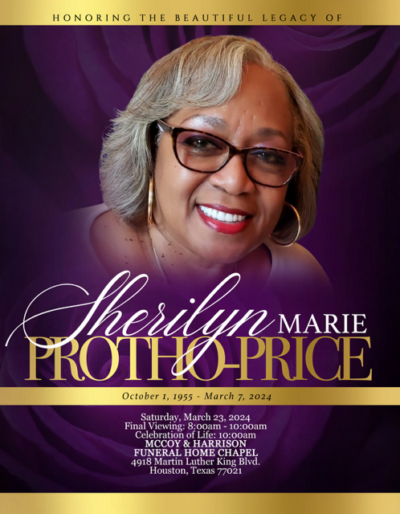 SHERILYN PROTHO 1955 – 2024 - McCoy & Harrison Funeral Home