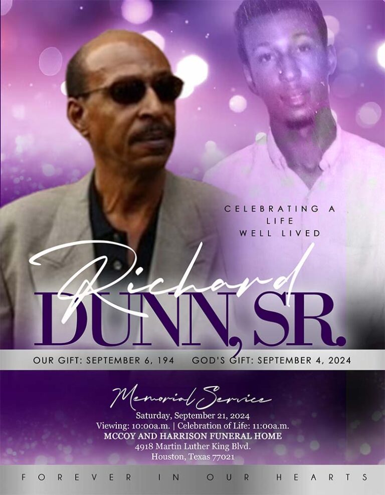 RICHARD DUNN 1945 – 2024 - McCoy & Harrison Funeral Home